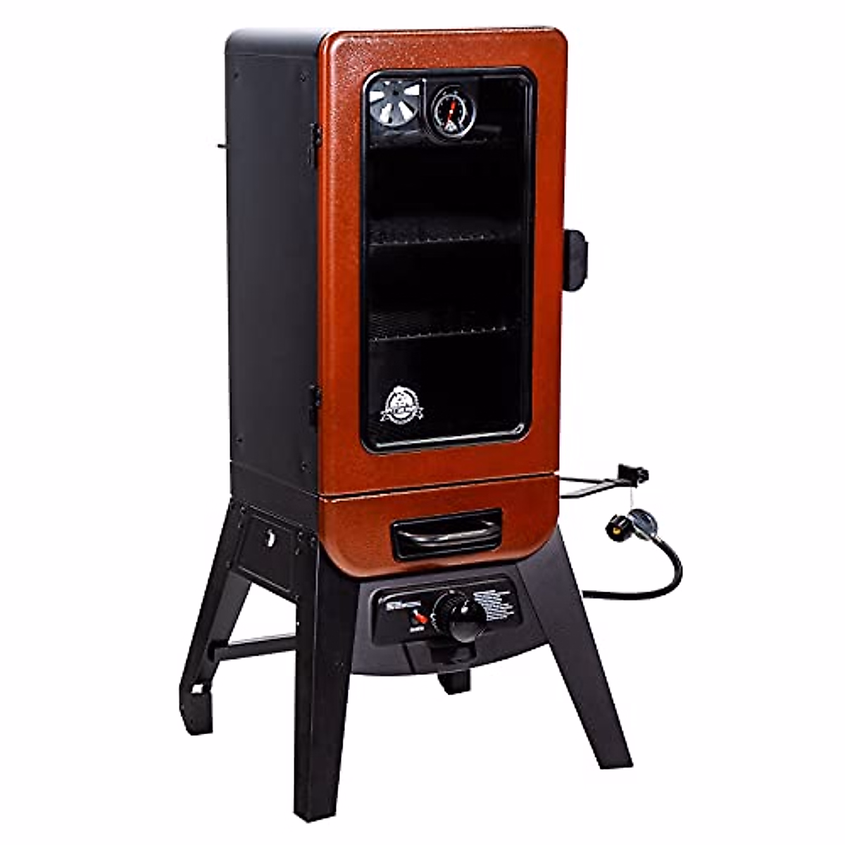 Pit Boss Grills PBV3G1 Vertical Smoker, Red Hammertone 684 sq inches