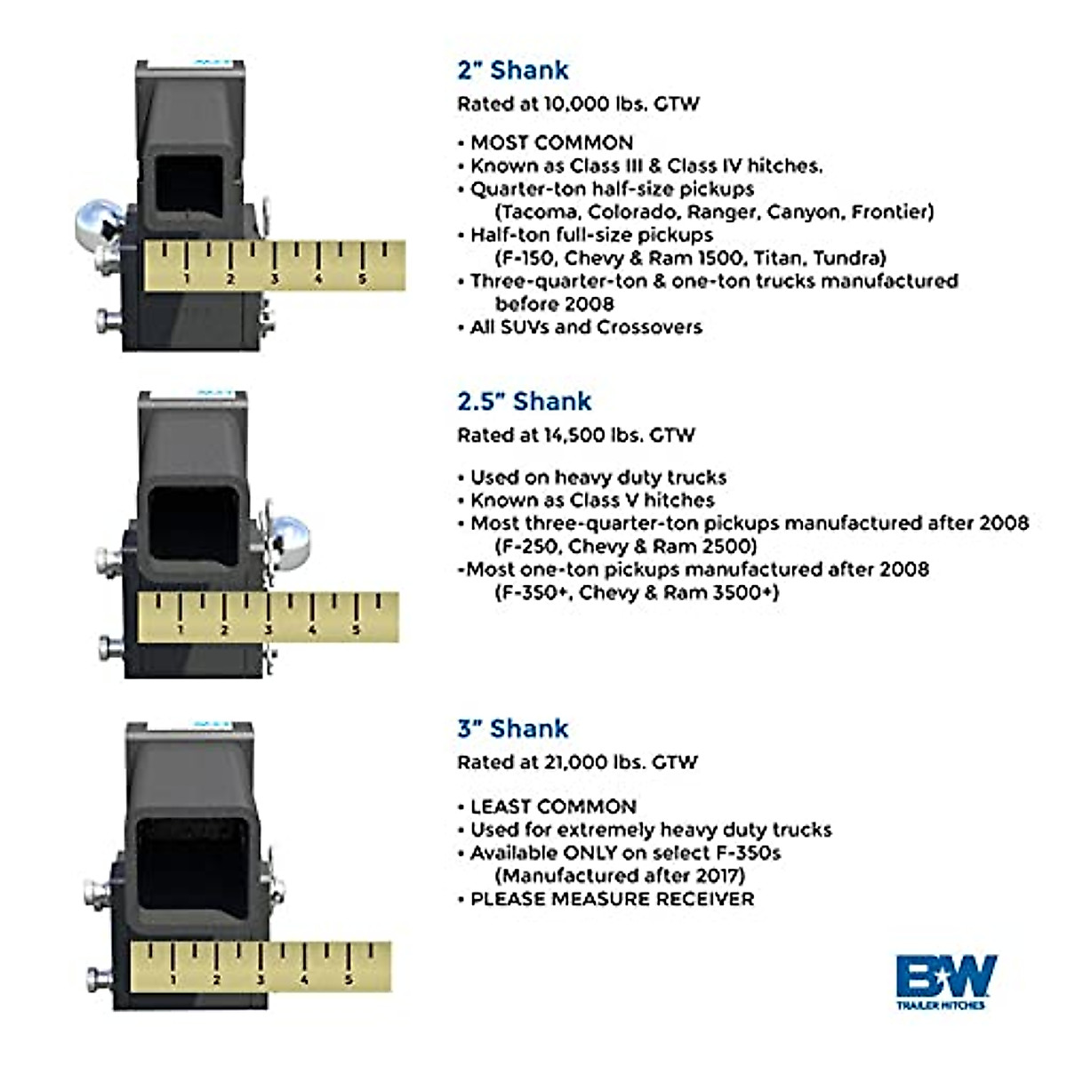 Pintle Tow & Stow - Fits 2.5" Receiver, 2-5/16" Ball, 8.5" Drop - TS20056