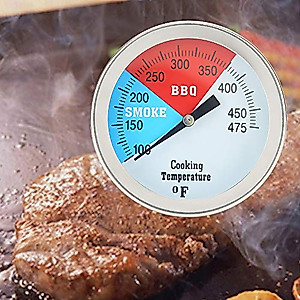 Garden Supplies Stainless Steel Barbecue Oven Cooking Thermometer Temp Gauge Kitchen Utensils