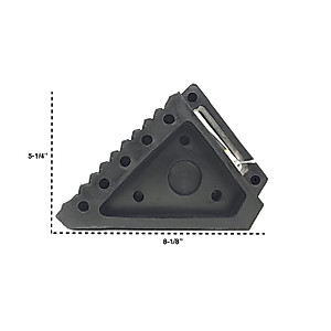MaxxHaul 70072 Solid Rubber Heavy Duty Wheel Chock