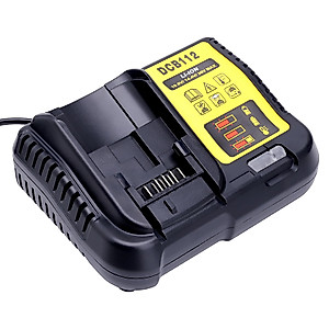 Yongcell 12V-20V and 60V MAX Battery Charger Replacement for Charger DCB112 DCB115 DCB118 DCB107 Compatible with 20V 60V MAX Lithium Battery DCB206 DCB120