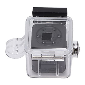 CUIFATI Action Camera with 6 Infrared Lights 30m Waterproof Design Memory Card Loop Recording 300mah Lithium Ion Battery Support WiFi Connection Suitable for Many Scenes.