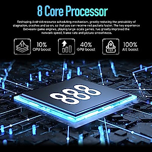 xixaomiro i14Pro 2023 Unlocked 5G Android Cell Phone 8GB + 512GB 1TB Expandable 7.3 "FHD 90Hz Display Screen 6800mAh Battery Mobile Phone 13 MP/48MP Camera Dual Sim Card (Black)