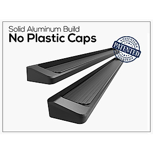 APS Running Boards (Nerf Bars Side Steps Bars) Compatible with Jeep Wrangler JL 2018-2024 2-Door (Factory sidesteps or Rock Rails Have to be Removed) (Black Powder Coated Running Board Style)