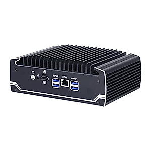 HUNSN Micro Firewall Appliance, Mini PC, VPN, Router PC, Intel Core I5 8250U, RX03, AES-NI, Nano SIM Slot, HDMI, COM, 6 x Intel I211, Vesa Mount, Barebone, NO RAM, NO Storage, NO System