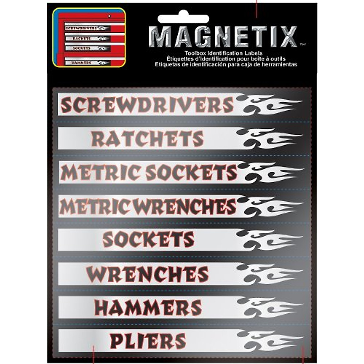 Chroma 9025 Toolbox Magnet, Silver
