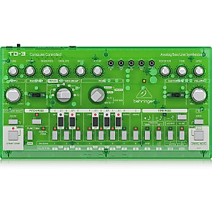 Behringer TD-3-LM Analog Bass Line Synthesizer with VCO, VCF, 16-Step Sequencer, Distortion Effects and 16-Voice Poly Chain
