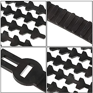 YARNOW Garden Plant Twist Ties Twist Ties Plant Support Wall Vines Fixing Tools Gardening Tree Shrub Supplies for Tree Branch Vine Shrub Black 5pcs