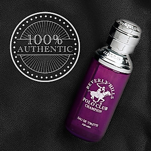 Beverly Hills Polo Club CHAMPION - Cologne for Men with Notes of Vanilla, Lily, Oakmoss & Patchouli - Sweet Floral Sexy Fragrance Scent - Eau De Toilette Spray 3.40fl.oz / 100ml
