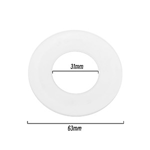 Create idea 5Pcs Toilet Flush Valve Seal Ring Replacement 816.418.00.1 Compatible with Geberit Flush Valves Flush Valve Base Sealing Washer Silicone