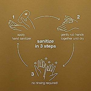 Dove Nourishing Hand Sanitizer 99.99% Effective Against Germs Shea Butter and Warm Vanilla Antibacterial Gel with 61% Alcohol and Lasting Moisturization For Up to 8 Hours, 8 Fl Oz (Pack of 4)