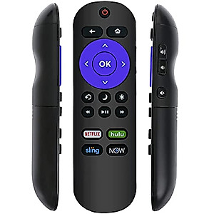Universal Remote Control Compatible with All Hisense-Roku TV & Sharp-Roku TV Remote, No Setup Required