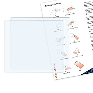Bruni Screen Protector compatible with Gigaset E290HX Protector Film, crystal clear Protective Film (2X)