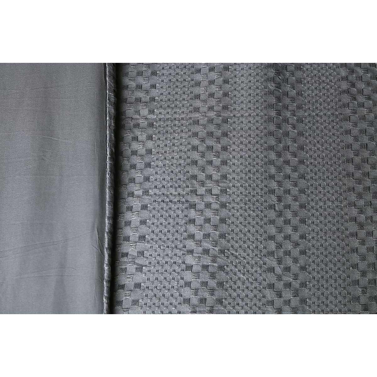 Lxztayuk 128x120 Extra Large King Size Waffle Duvet Cover, Microfiber Duvet Cover 3 Piece Set, King Size Gray Duvet Cover, Bohemian Style Duvet Cover, (128"X120")