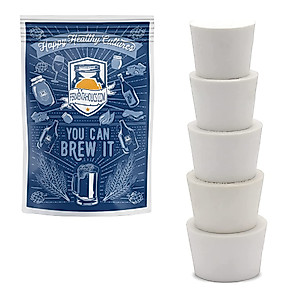 Fermentation Rubber Stoppers Solid Bungs - #6, 6.5, 7, 7.5, 8-1 Each