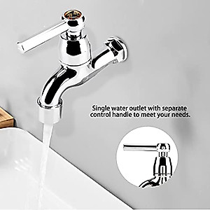Water Faucet ABS Washing Machine Sink Basin Cold Water Tap with Single Spout Tail Handle (#2)