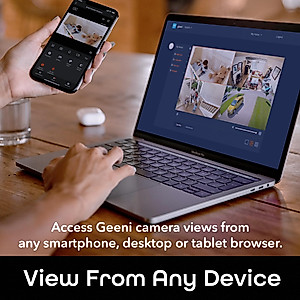 Geeni Aware 1080p HD Smart Camera – Indoor Home Security Camera – No Hub Required – Motion Detection Camera – Smart Camera Works with Amazon Alexa and Google Home, Requires 2.4 GHz Wi-Fi