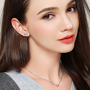 (Health and Longevity) S925 Sterling Silver Sea Turtle Animal Stud Earring for Women