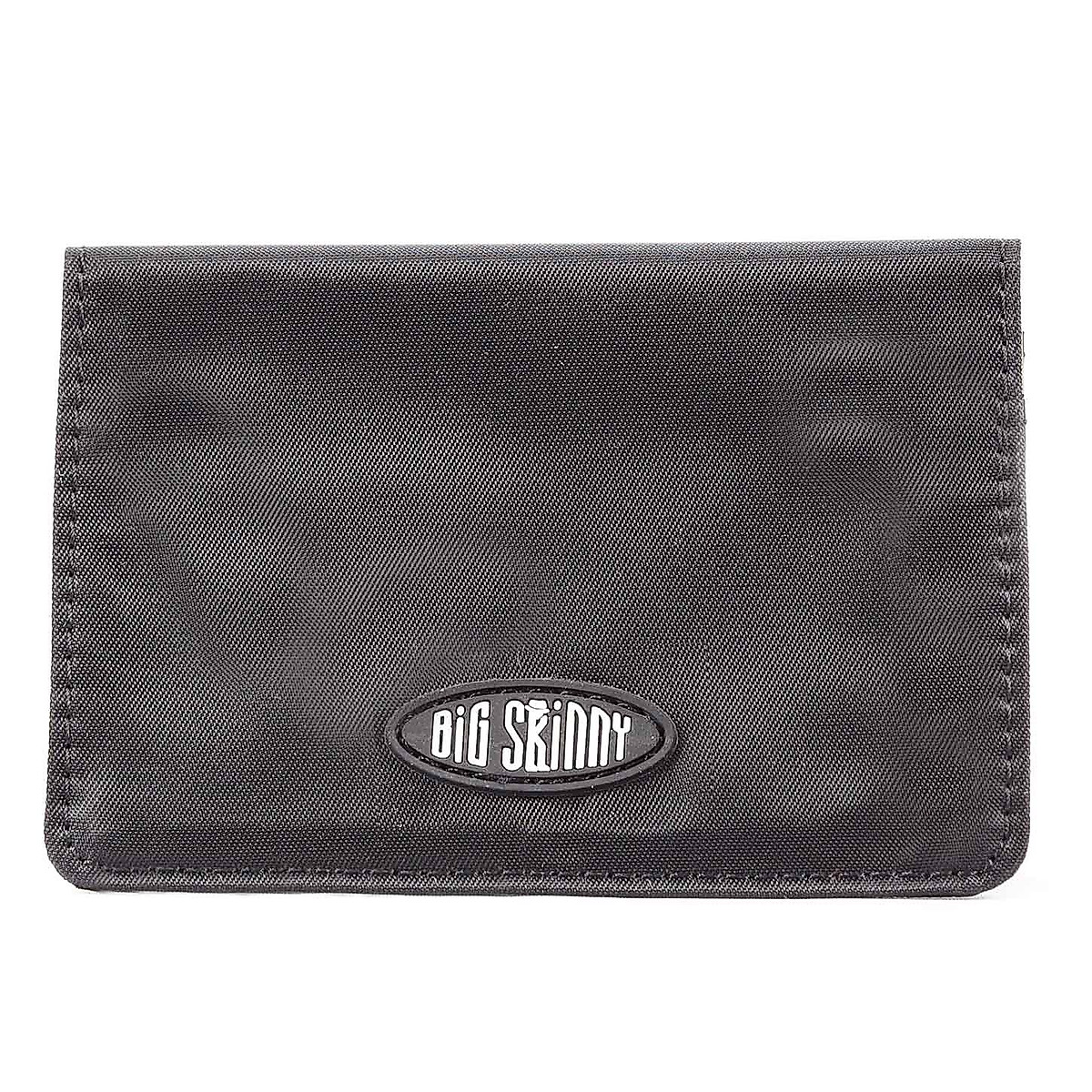 Big Skinny Card Case Slim Wallet, Holds Up to 16 Cards, Black