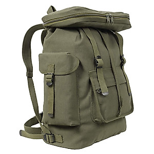 Rothco Canvas European Rucksack, Olive Drab