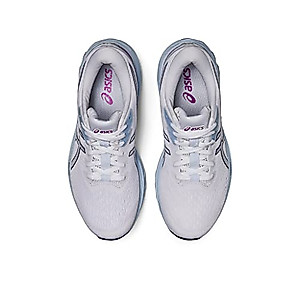 ASICS Women's GT-1000 11 Running Shoes, 9, White/Dive Blue