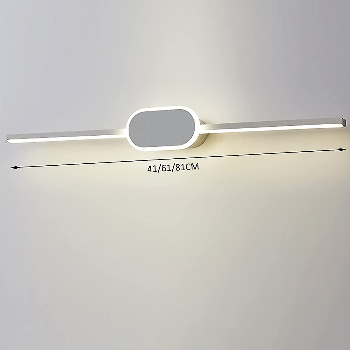 SieHam Bath Mirror Lamps,Led Mirror Front Lights,Dressing Table Vanity Bathtub Anti-Fog Closet Wall Lamp/White Light/81Cm