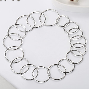 MILACOLATO 1mm Thin Ring 925 Sterling Silver Rings Stacking Knuckle Pinky Thumb Ring Size 7