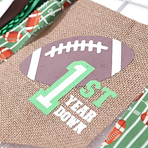 Football 1st High Chair Banner,Football 1st/first Birthday Party Decorations,first Year Down Themed Football 1st Birthday Party Decorations,photo Prop Football Party Decor