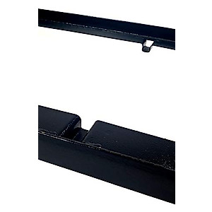 Deluxe Flat Stack Folding Chair Cart - Convertible Dolly Design Holds Flat Stacking Plastic, Wood and Resin Chairs - Features Fixed and Locking Casters for Safe Transport, HD Steel