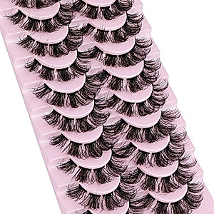 Lash Clusters D Curl Individual Cluster Lashes 100 pcs Fluffy Wispy Mink Lashes Extensions False Eyelashes DIY Lash Pack by EYDEVRO