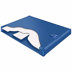 Best 50% Waveless King Size Hardside (Wood Frame) Waterbed Bladder, Includes Two Year Supply of Waterbed Conditioner