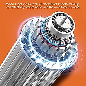 Desktop Conditioners Cooler Tower Fan,Portable Air Streamlined Tower Fan Silent,Space-saving, Bladeless Design, USB Interface - Personal Air Cooler for Office & School Desk /170 (Color : Orange)