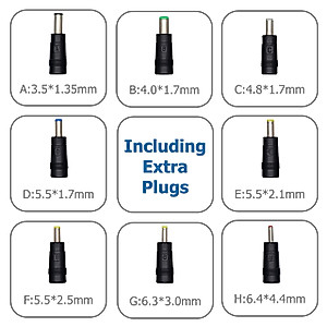 EIKS AC/DC Wall Adapter Replacement Power Supply - 7.5V 1A - Tip:5.5 x 2.5mm / 5.5 x 2.1mm with Positive Center