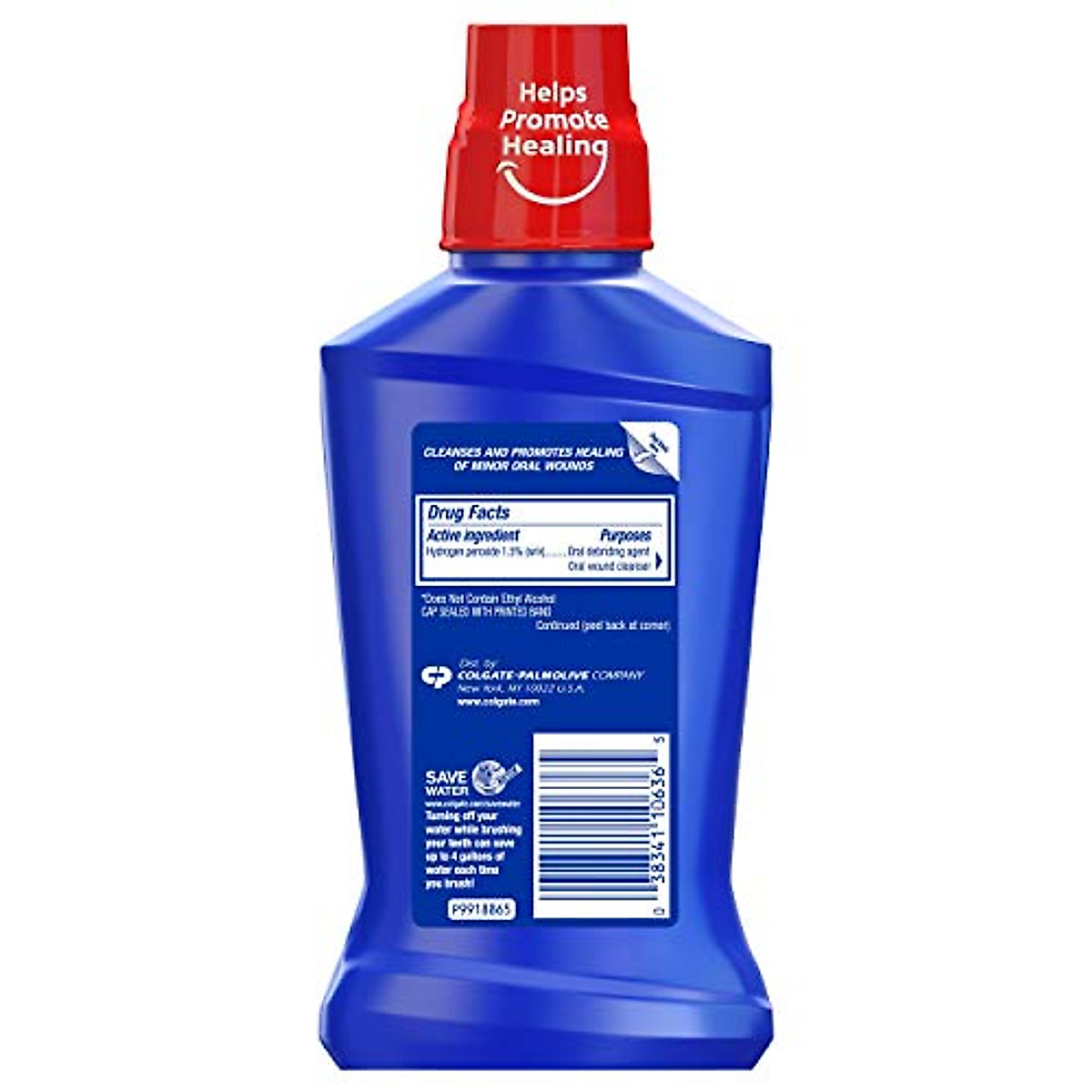 Colgate Peroxyl Antiseptic Mouth Sore Rinse, Alcohol Free, 1.5% Hydrogen Peroxide, Mild Mint, 8.4 Fl Oz (Pack of 1)