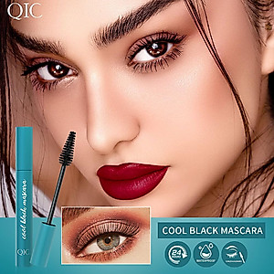 Volume and Length Thrive Black Mascara 4D Volumizing Thick Curling Mascara Waterproof, No Smudging, No Clumping, No Flaking, Thick & Black, Best Mascara for Women 0.28 OZ/ 8g