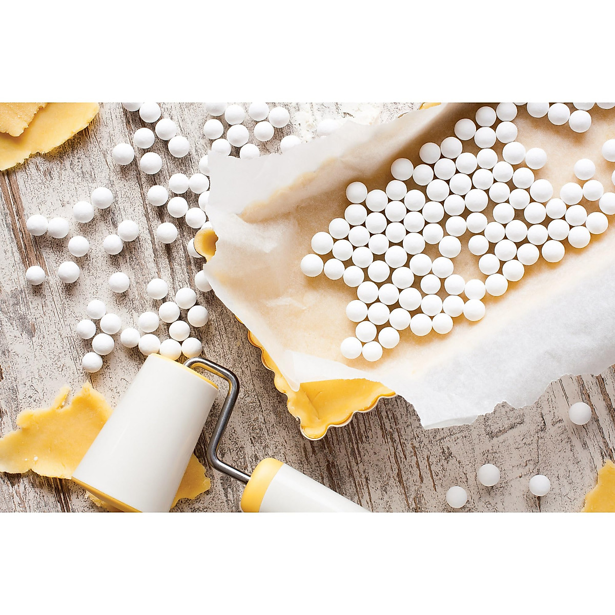 Mrs. Anderson"™s Baking Pie Crust Weights, Natural Ceramic Stoneware