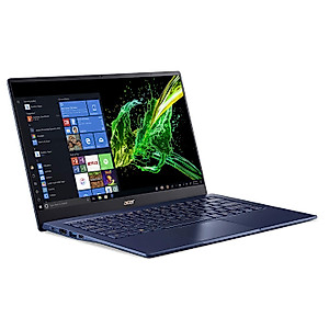 Acer Swift 5 Ultra-Thin & Lightweight Laptop, 14" Full HD IPS Touch, 10th Gen Intel Core i7-1065G7, 8GB LPDDR4, 512GB PCIe NVMe SSD, FP Reader, Wi-Fi 6, Back-lit Keyboard, Windows 10, SF514-54T-76PY