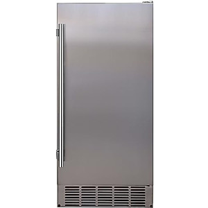 EdgeStar IB250SS 15 Inch Wide 20 Lb. Built-in Ice Maker with 25 Lbs. Daily Ice Production - No Drain Required