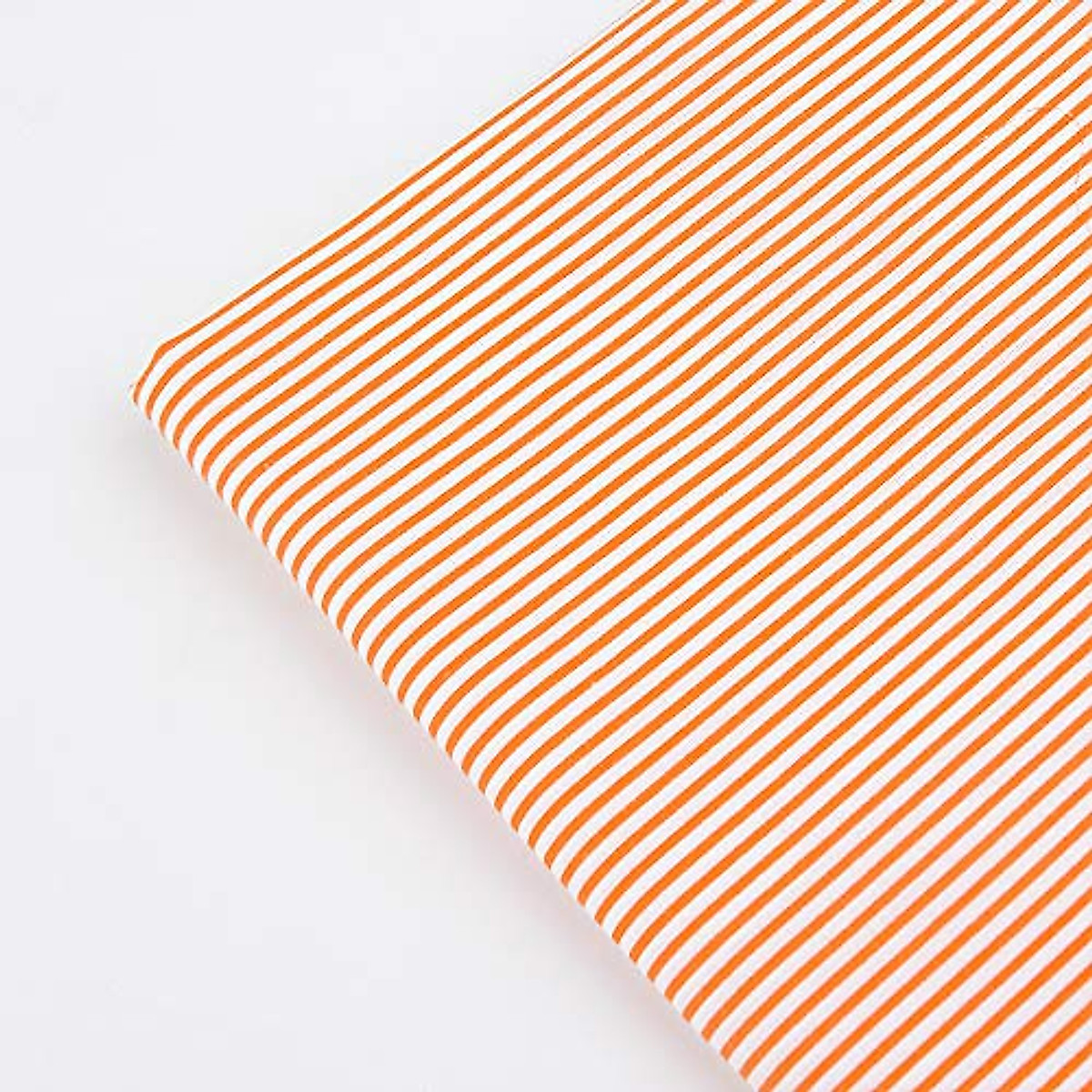 7Pcs 20" x 20" Cotton Fabric DIY Making Supplies Quilting Patchwork Fabric Fat Quarter Bundles DIY for Quilting Patchwork Cushions Cotton Fabric for Patchwork (20" x 20", Orange)