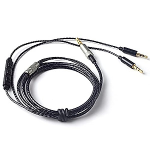 Xivip Replacement Cable Compatible with Sol Republic Master Tracks HD V8, V10, V12, Sol Republic X3 Headphone (Black with Control), 120cm/4ft