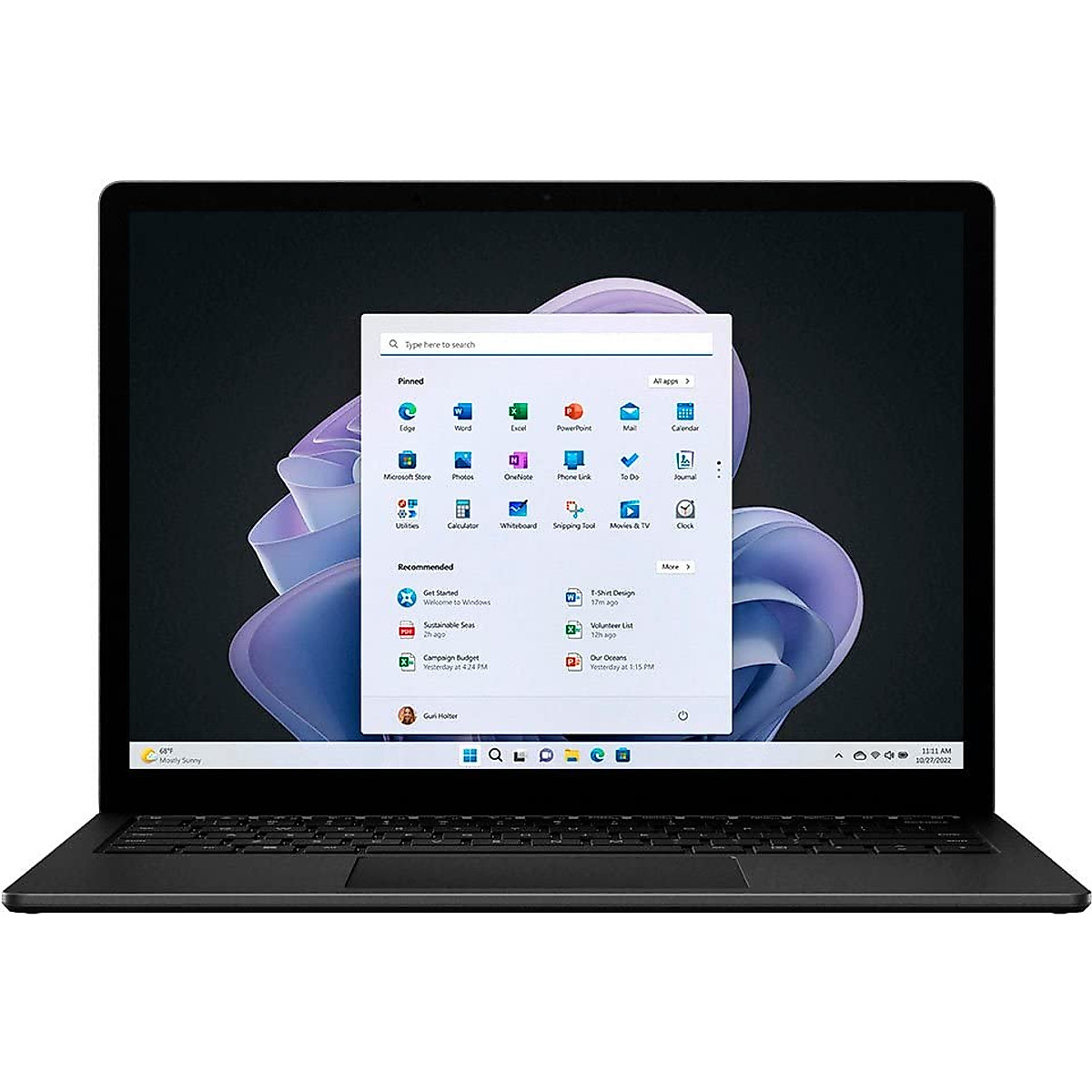 Microsoft Surface Laptop 5, 15.6" FHD Touchscreen, Backlit, Intel Core i7-1255U (10-core up tp 4.70 GHz), Intel Iris Xe Graphics, 8GB DDR5 RAM, 1TB SSD, Windows 11 Pro, Black, with MTC Stylus Pen