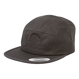 Gravity Outdoor Co. 5 Panel Hat - Blackout