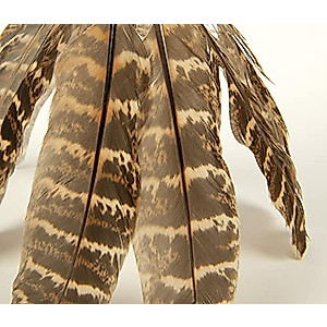 SmartyKat Toss-A-Fox Feather Toss & Chase Cat Toy, Randomly Selected Color - Brown OR White, One Size