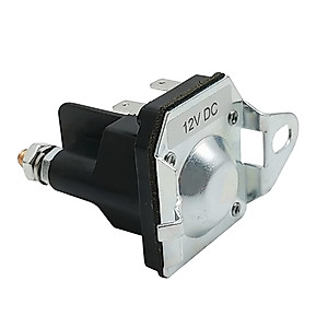 Starter Solenoid Replaces 192507 532192507 762-1261-211-51 582042801 582042802 435-325, Works with AYP Cub Cadet Craftsman Husqvarna MTD Trombetta Riding Lawn Mower Tractor