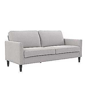 Mr. Kate Winston Sofa with Pocket Coils, Light Gray Linen