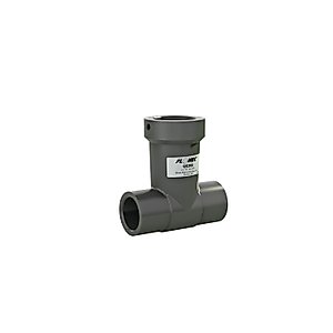 FLOMEC Replacement Tee, 1 inch, for QS200 Meter, Schedule 80 PVC