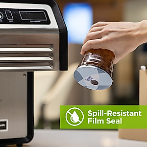 Dixie Ultra Film Refill for Automated Sealing Machine by GP PRO (Georgia-Pacific); LIDROLL2500B; 2500 Lids Per Roll; 2 Rolls Per Case