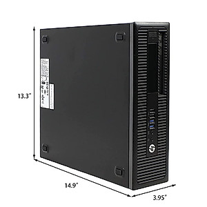 HP EliteDesk 800 G1 Desktop Computer SFF PC(Renewed),i7 Business Small Form Factor,32GB Ram,1TB SSD,WiFi,DVD-RW,Windows 10 Pro,Keyboard & Mouse Included Only by Titan ITAD