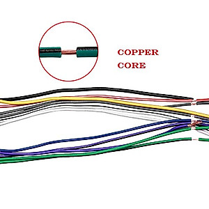 Car Audio & Video Wiring Harnesses Radio Wire Connector Fit for 2006-2007 Saturn Ion Vue