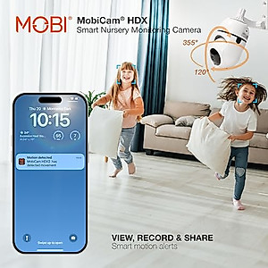 MOBI - MobiCam Indoor Camera - Baby Monitor with Camera and Audio - Smartphone and Wi-Fi Access